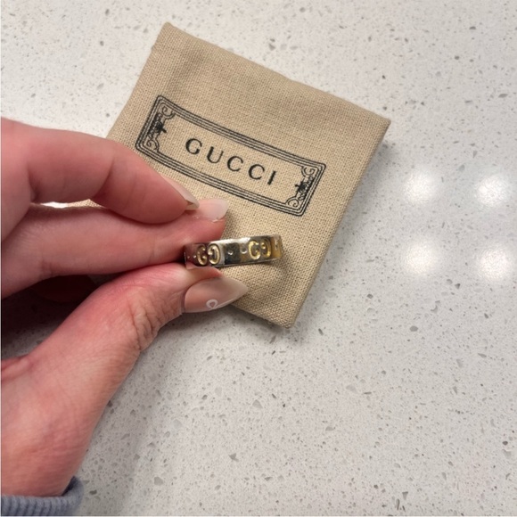 Gucci | Accessories | Gucci Gold Logo Ring | Poshmark
